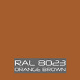 RAL 8023 Orange Brown Powder Coating Paint