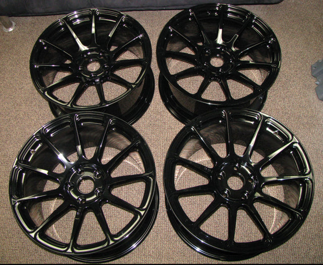 Wet Black Gloss Black Powder Coating Paint