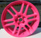 Neon Pink Hot Pink Powder Coating Paint