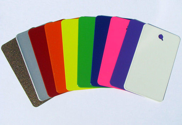 Powder Coating Sample Panels - 2 x 3.5 Blank Aluminum Ready to Coat Pa