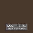 RAL 8014 Sepia Brown Powder Coating Paint