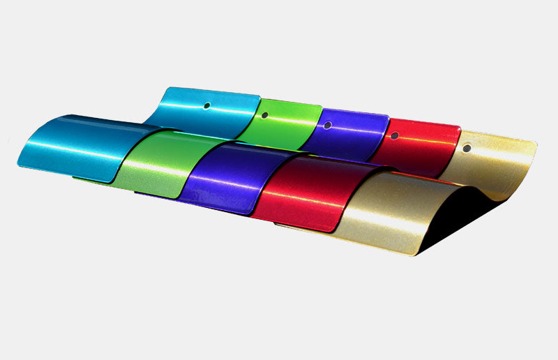 Powder Coating Sample Panels and Bottles